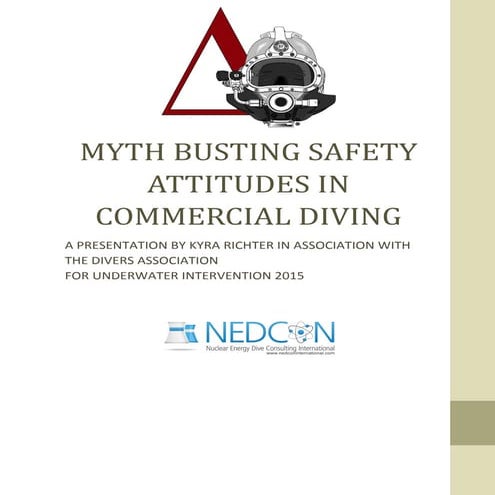 The use of SCUBA in commercial diving