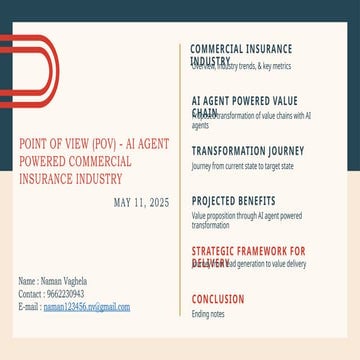Agentic AI-Powered Transformation of the Commercial Insurance Value ...