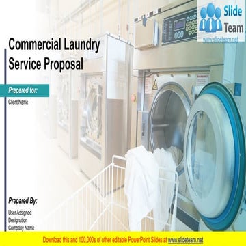 Commercial Laundry Service Proposal PowerPoint Presentation Slides | PPT