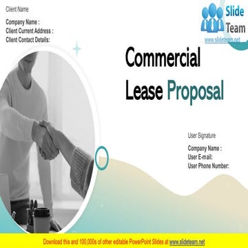 Commercial Lease Proposal PowerPoint Presentation Slides | PDF