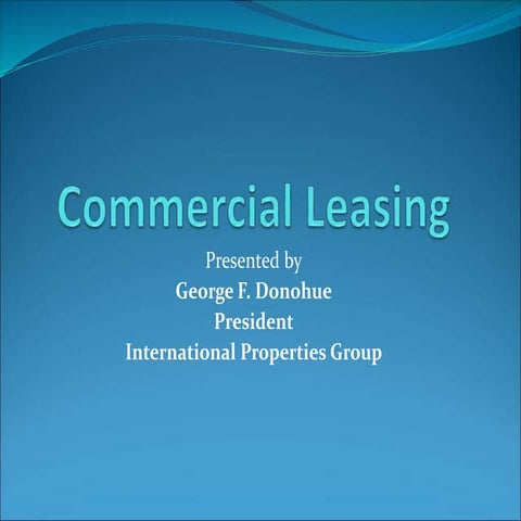 Commercial leasing | PPT