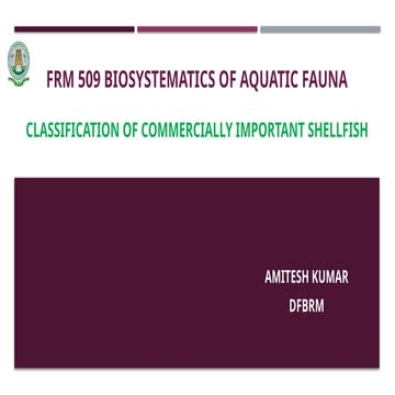 Commercially important shellfish species of India.pptx