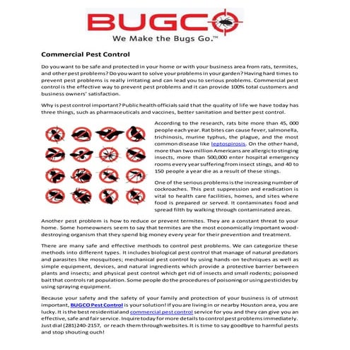 Company Profile (english version) | Eco Pest Control Bali | PDF