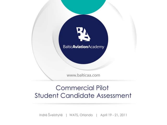 Baltic aviation academy