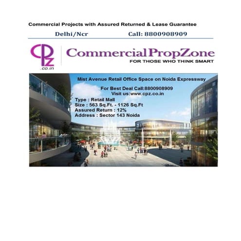 Commercial property in delhi ncr | DOCX