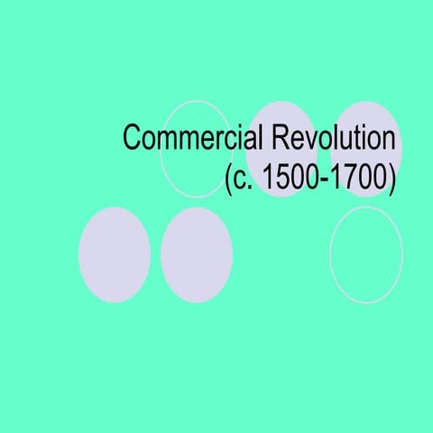 Commercial Revolution | PPT