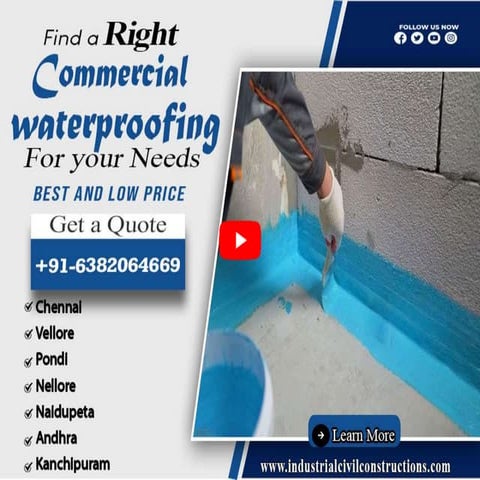 Commercial waterproofing,Chennai,Kanchipuram.pptx