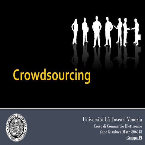 Commercio Elettronico Crowdsourcing | PDF