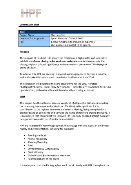 Different types of brief | PPTX