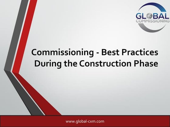 Importance of Communication during the Commissioning Phase | PPT