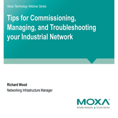 Commissioning Managing And Troubleshooting Industrial Networks Pptx
