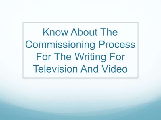 Scriptwriting powerpoint | PPTX | Screenwriting | Content Production