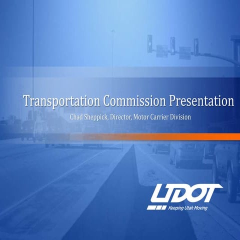 UDOT Motor Carrier Division Report | PDF | Commercial Trucks | Auto ...