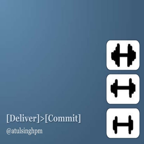 Commit Vs Deliver | PPT