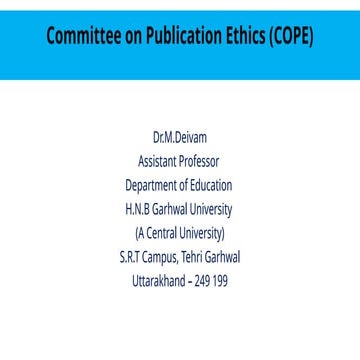 Research: Committee on Publication Ethics.pptx