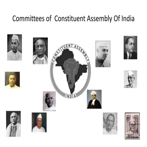 Committees of the Constituent Assembly of India and decisions of 24 ...