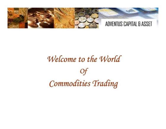 Commodity market in india | PPT