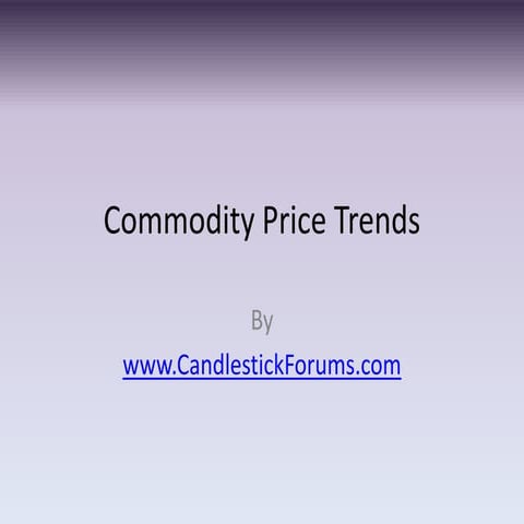 Commodity Price Trends | PPTX | Stocks and Bonds | Personal Investing