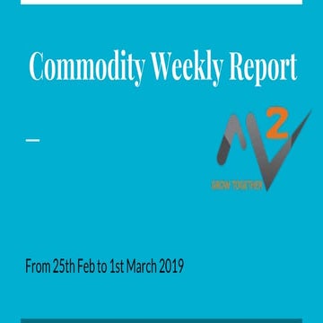 Commodity weekly report | PPT
