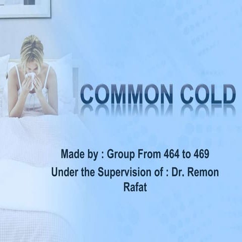 Common cold | PPT