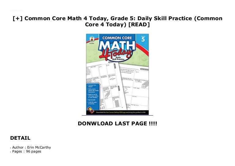 Common Core Math 4 Today Grade 5 Daily Skill Practice Common C common-core-math-4-today-grade-5-daily-skill-practice-common-c