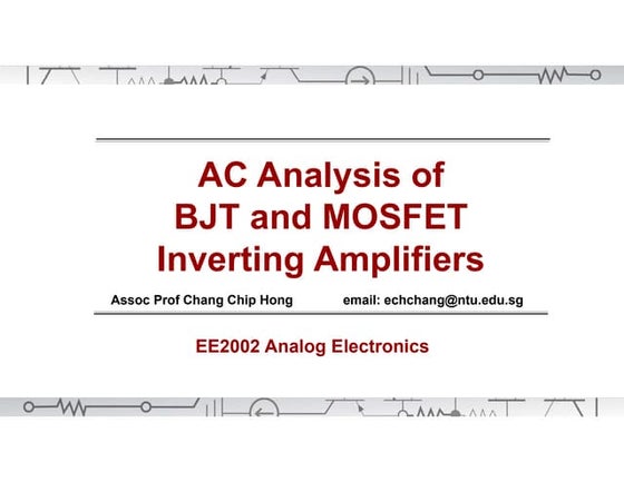 Regions of operation of bjt and mosfet | PDF