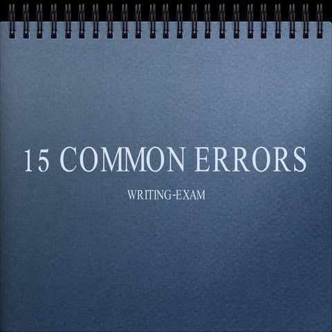 Common Errors Mid Ter Writing 18x | PPT
