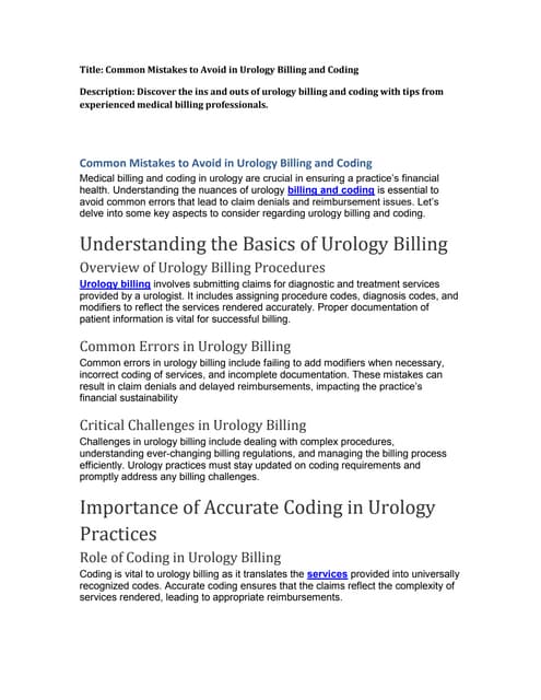 Top 10 Common Denial Codes in Medical Billing | DOCX | Health Insurance | Insurance