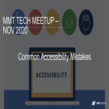 Common accessibility mistakes | PPT