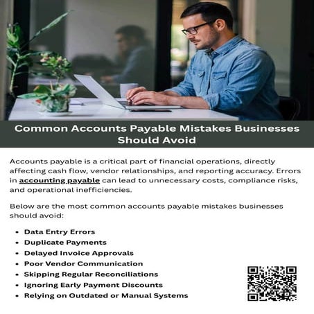 Common Accounts Payable Mistakes Businesses Should Avoid | PDF