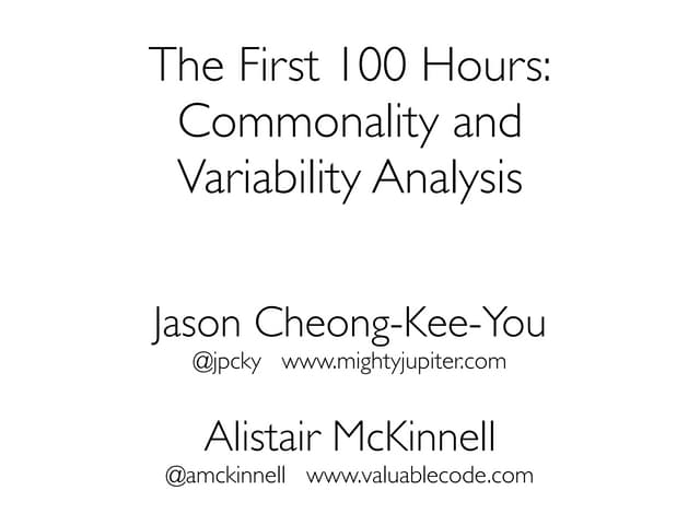 Commonality And Variability Analysis Avoiding Duplicate Code Ppt 4787