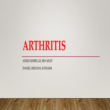 Common Bone Pathologies esp arthrit.pptx | Bone and Joint Conditions ...