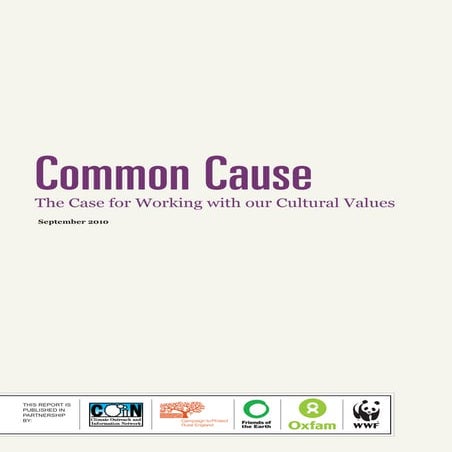 Common Cause: The Case for Working with our Cultural Values | PDF | Non ...