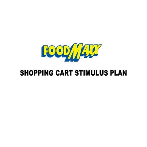 FoodMaxx Shopping Cart Stimulus | PPT