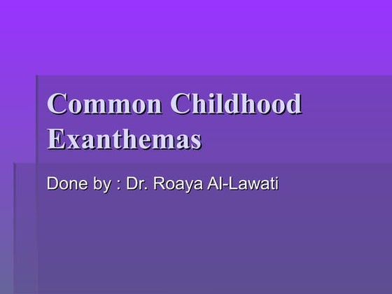 SMALLPOX Symptoms and treatment ppt pdf | PPT