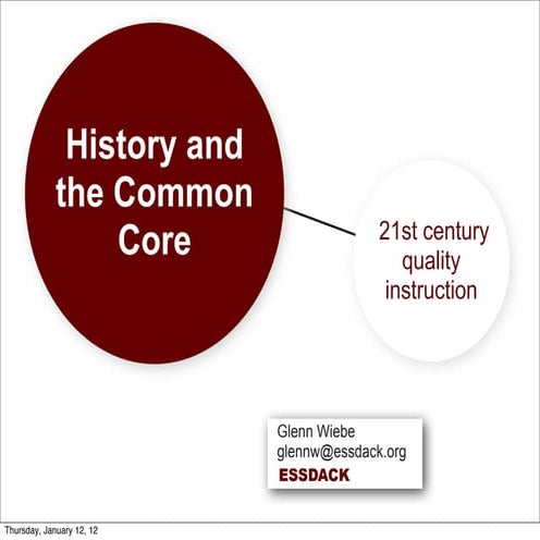 Common Core for Argo 2012 | PDF