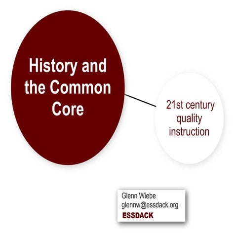 Common Core and Social Studies Grades K-2 2012 | PDF