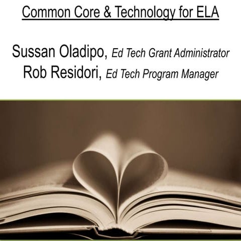 Common Core Technology for ELA | PPTX