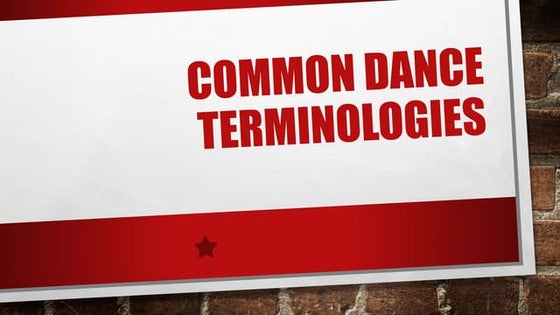 Different Terminologies in Folk Dancing | PPT