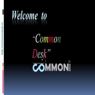 Common desk pdf | PDF