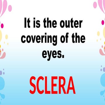 COMMON EYE PROBLEMS and parts of eyes.pptx