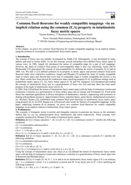Common Fixed Theorems For Weakly Compatible Mappings Via An Pdf