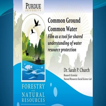 Common ground, common water | PPT