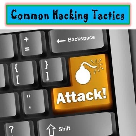 Common hacking tactics | PPT