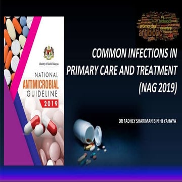 common infection in primary care and treatment | PPTX