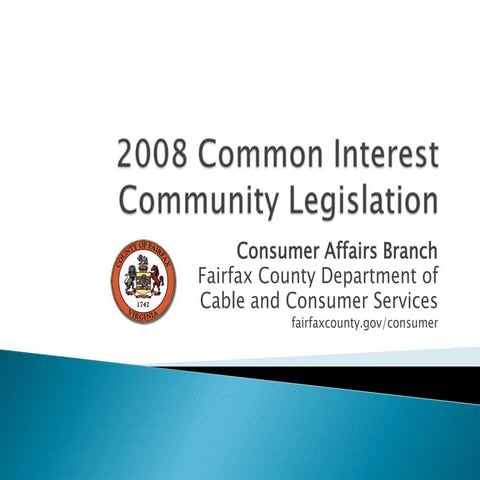 Homeowners' Associations 101 | PPTX