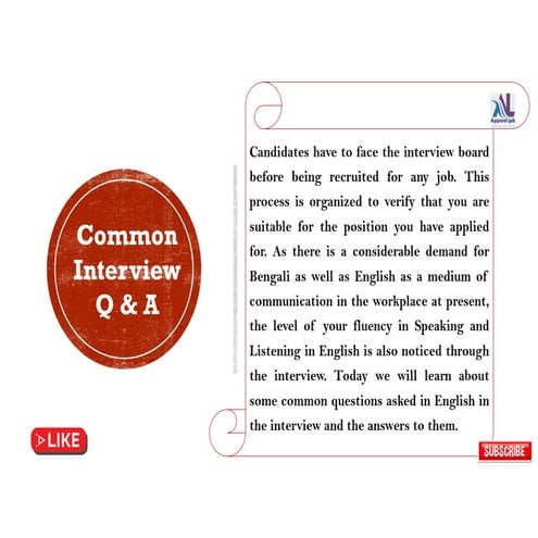 Common interview questions and answers | PPT