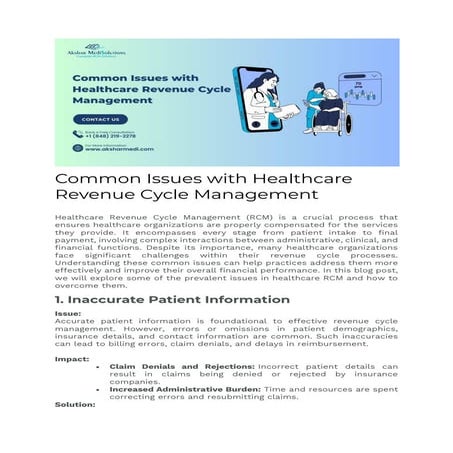 Common Issues with Healthcare Revenue Cycle Management.pdf