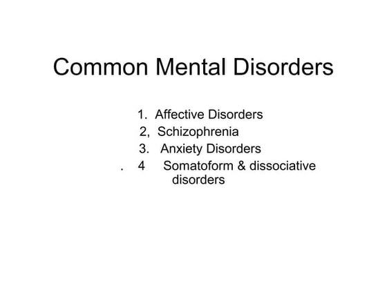 Understanding Mental Health and Mental Illness | PPT