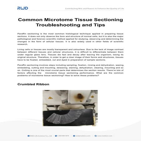 Common Microtome Tissue Sectioning Troubleshooting and Tips.pdf